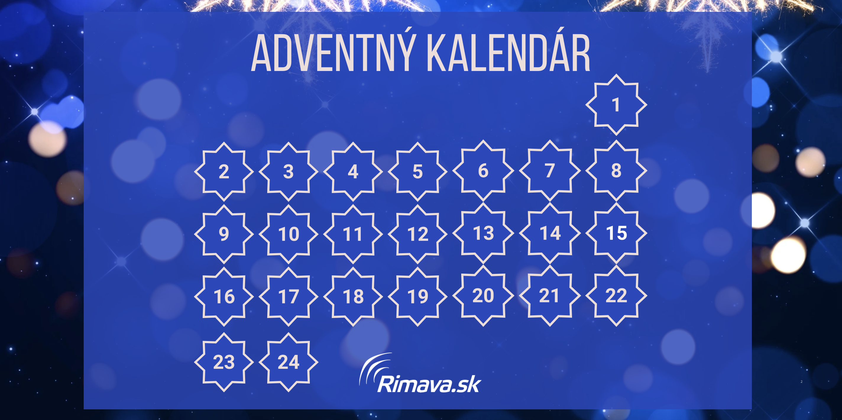 24. decembra otvárame 24. okienko adventného kalendára